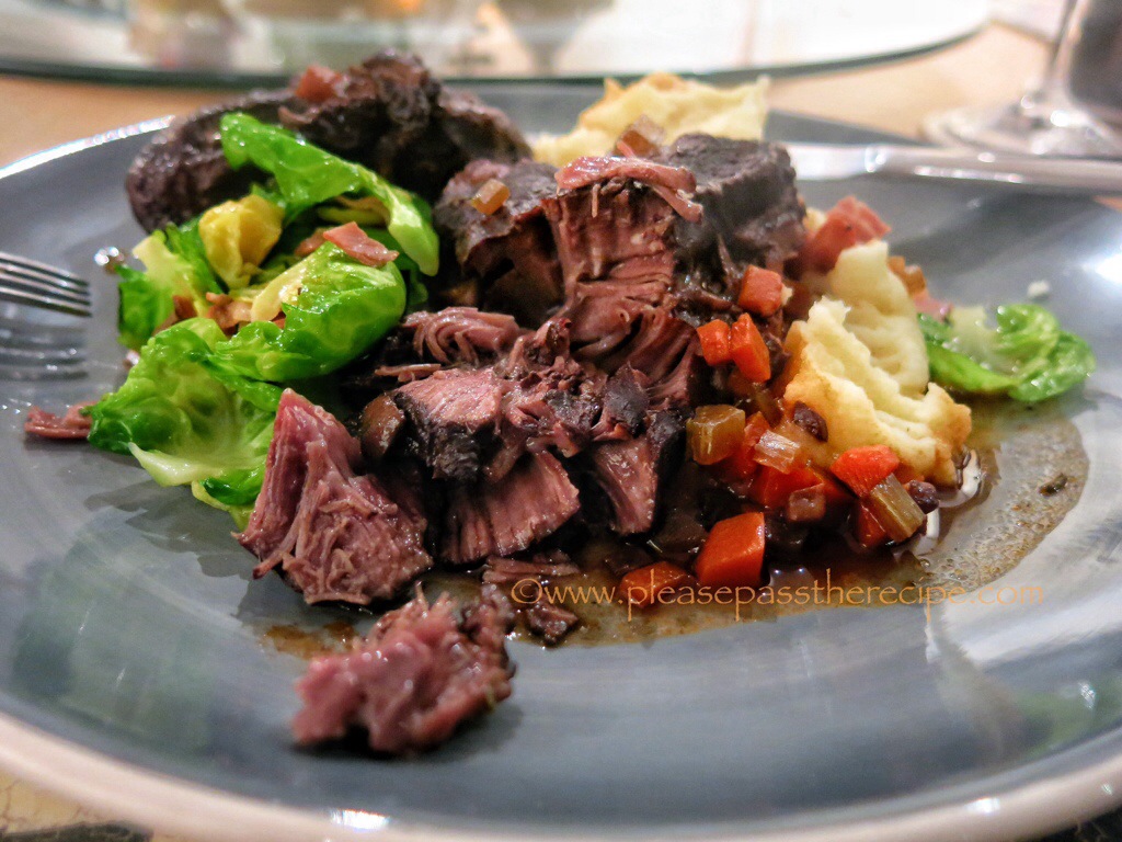 Slow Oven Braised Beef Cheeks | Please Pass the Recipe