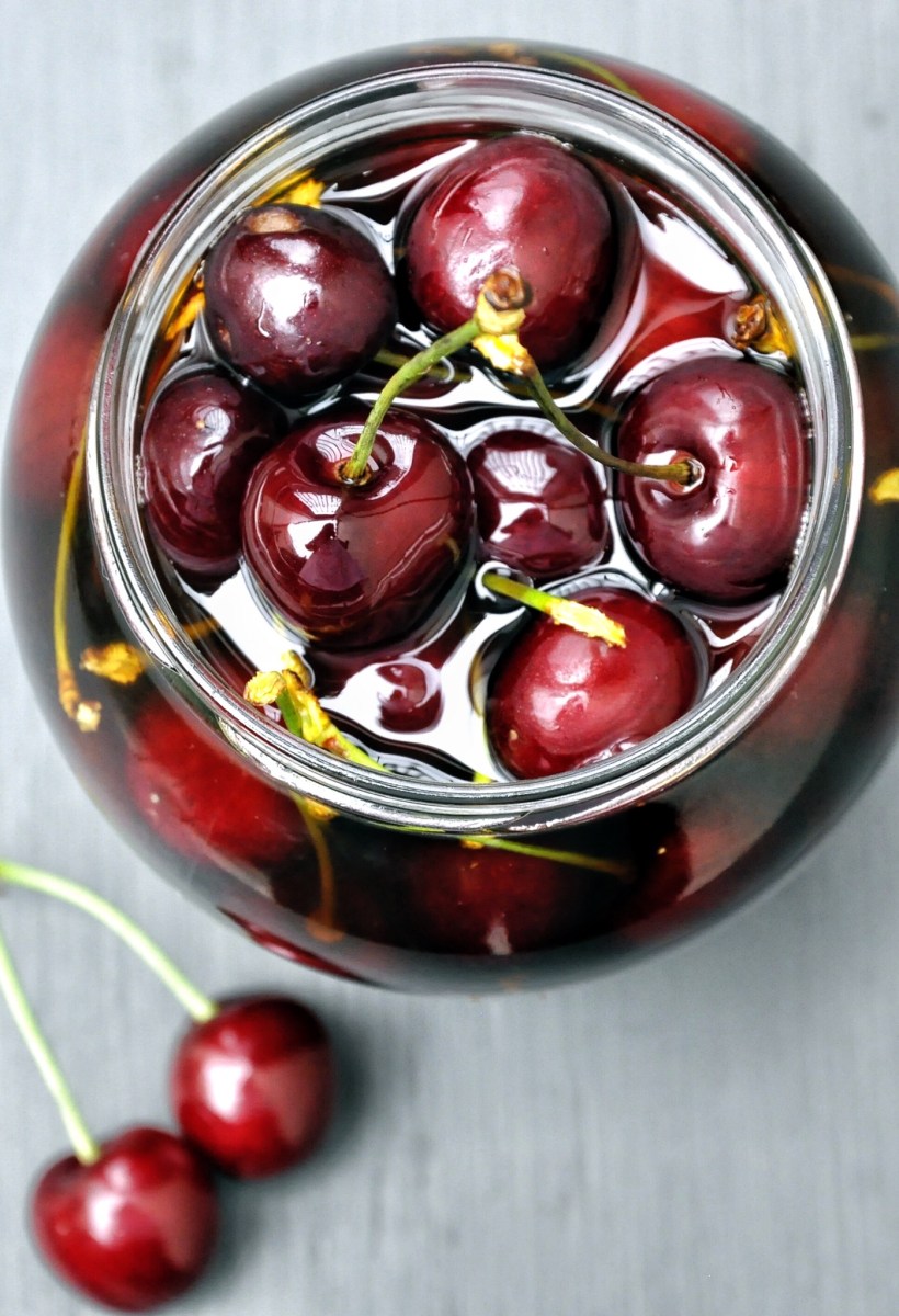 Pickled Cherries | Please Pass the Recipe